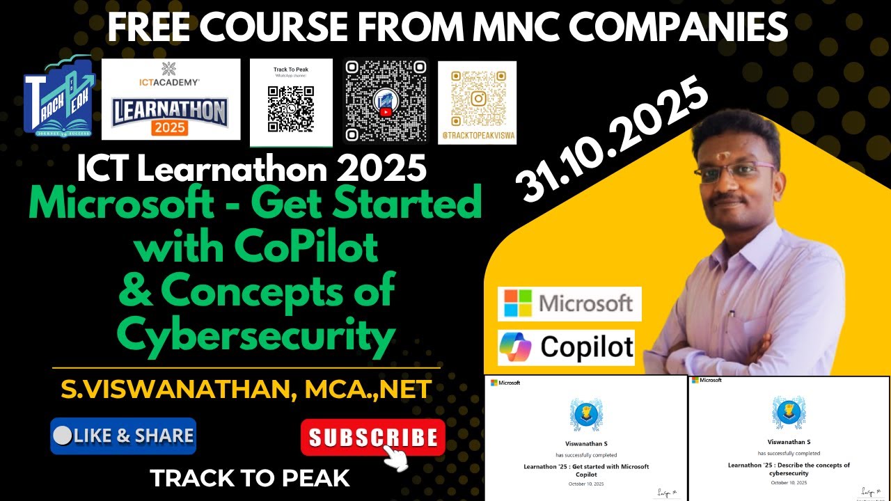 Microsoft Copilot & Cybersecurity Courses Explained | ICT Learnathon ...