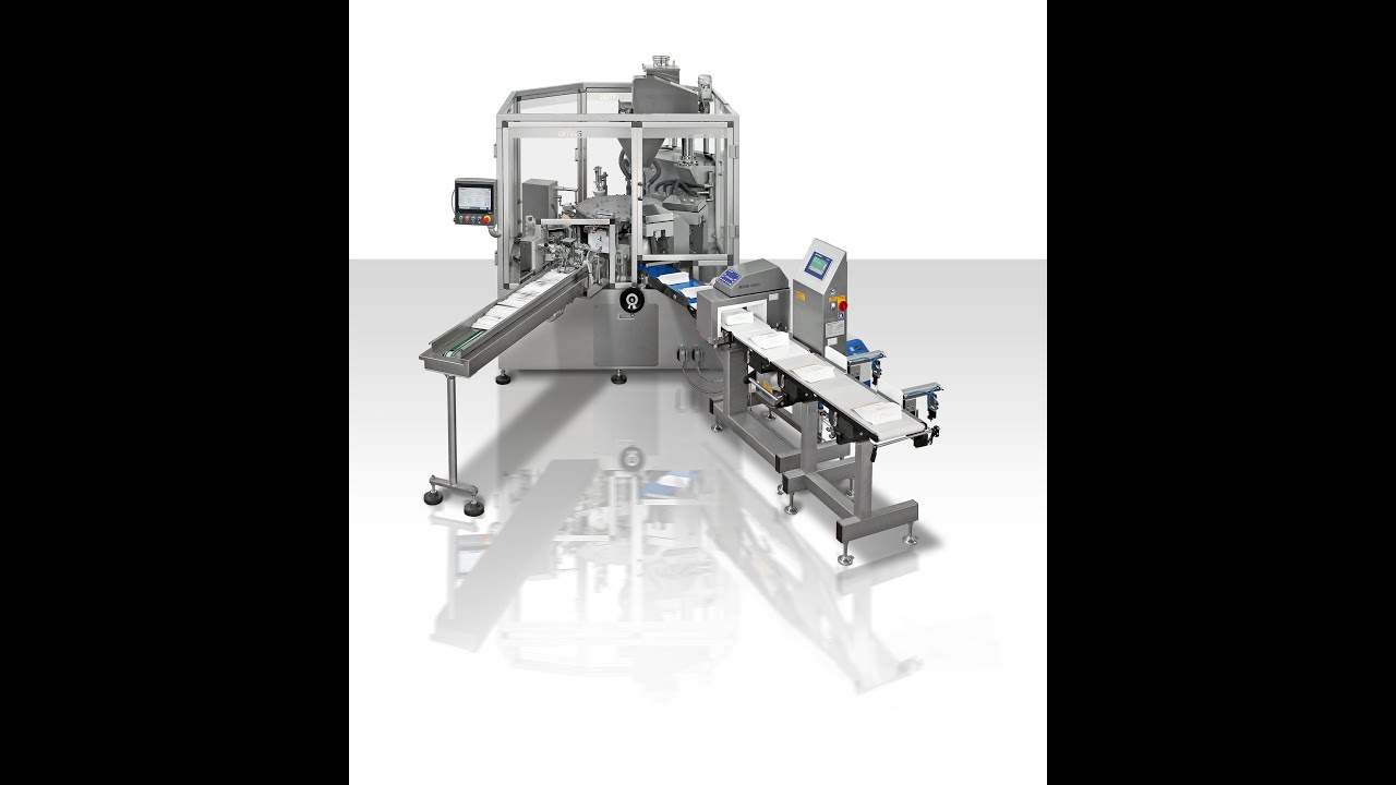Omag carousel bag filling and sealing machine - YouTube