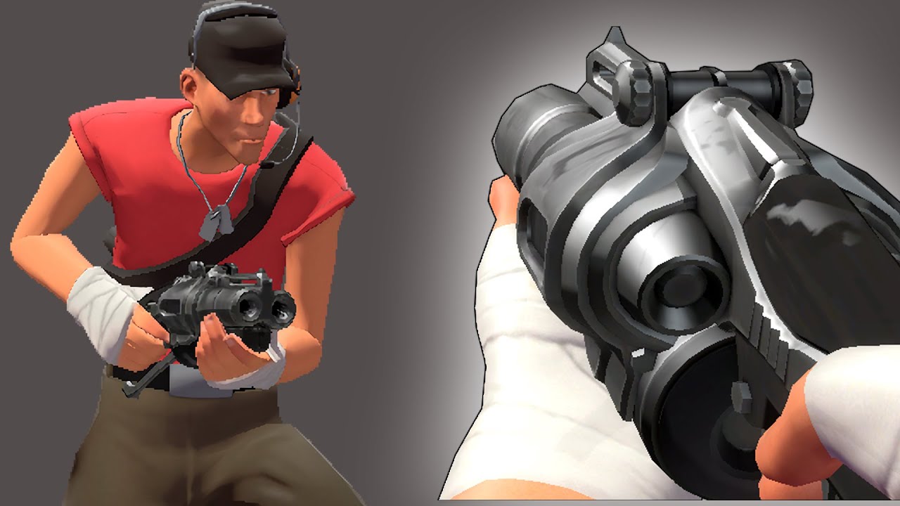 TF2 Scout now Shoots Rockets - YouTube