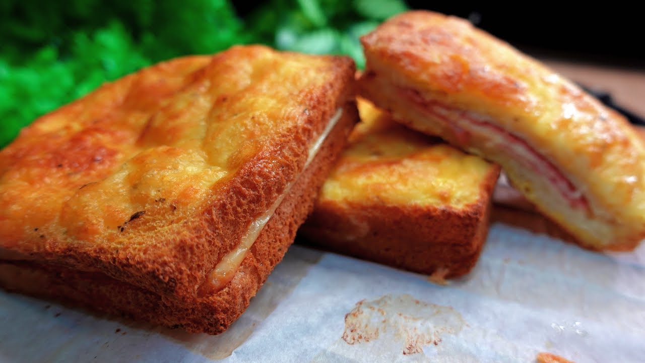 Delicious chicken bread recipe ️ Quick Breakfast ! - YouTube