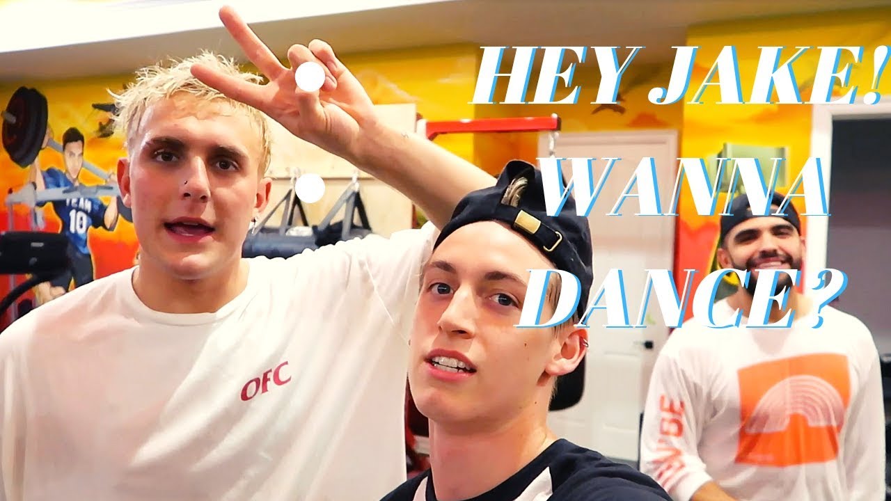 Teaching JAKE PAUL how to dance - YouTube