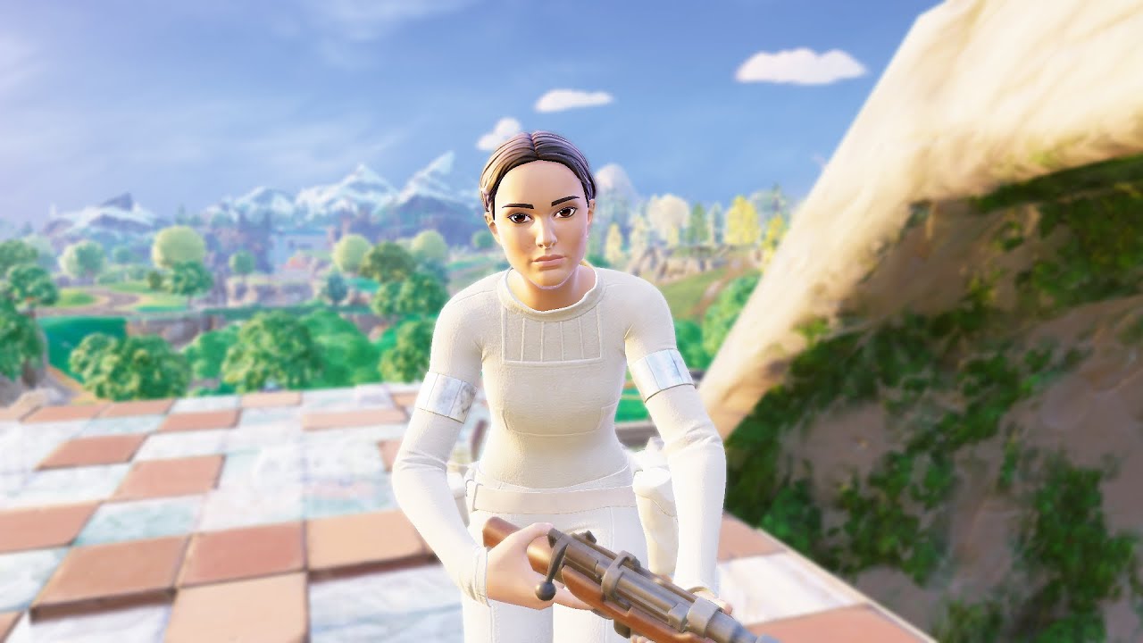 PADME AMIDALA SKIN | Gameplay (Fortnite Battle Royale) - YouTube