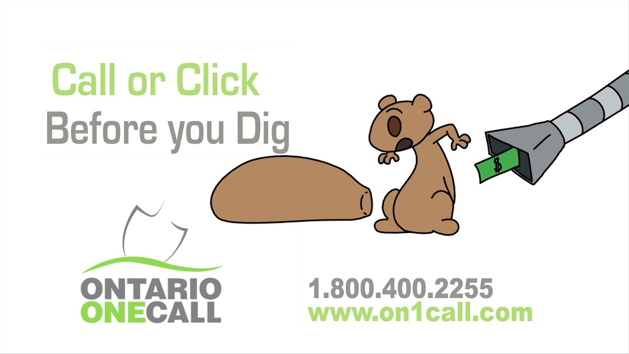 Call or Click Before You Dig - YouTube