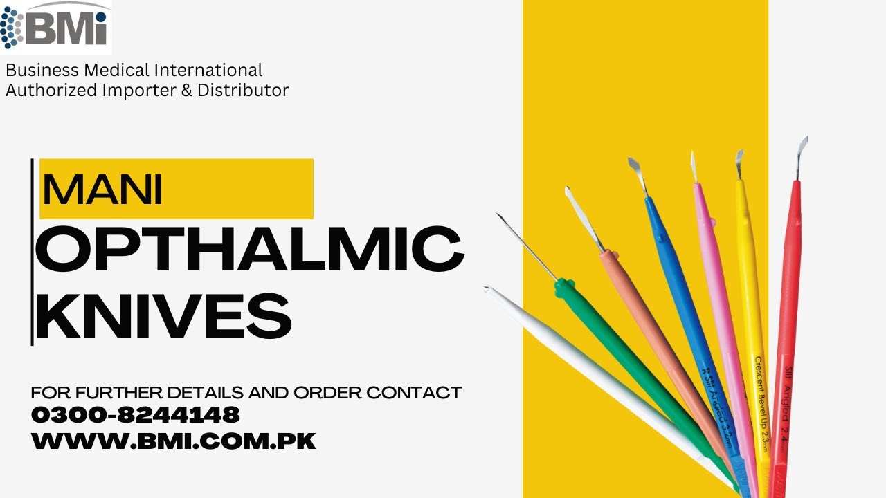 Mani Ophthalmic Knives - YouTube