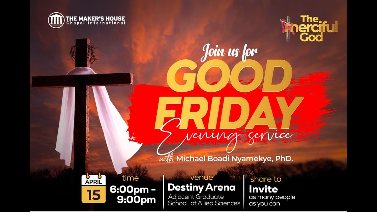 GOOD FRIDAY EVENING SERVICE | THE MERCIFUL GOD | 15.04.2022 - YouTube