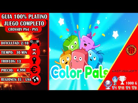 Color Pals | Guia 100% Platino / 1000G | Juego Completo | ENJOY PLAYING ...