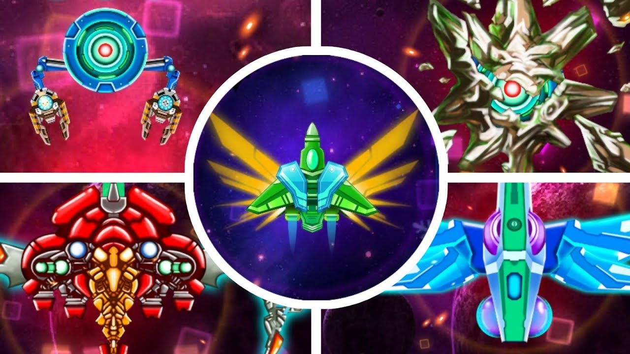 Galaxy Attack: Alien Shooter All Bosses (Medium Difficulty) - YouTube