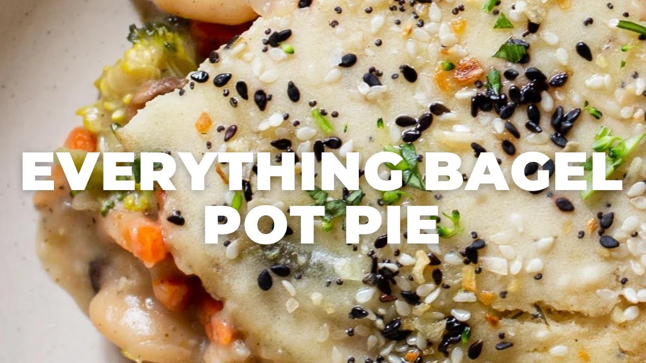Not your everyday pot pie! EVERYTHING BAGEL POT PIE w/ Beans & Jerk ...