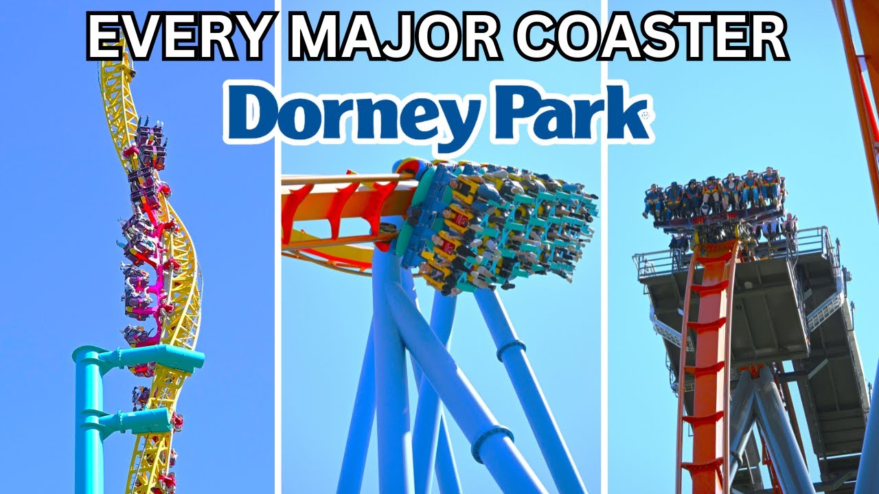 Every MAJOR Coaster at Dorney Park | May 2025 Off Ride Footage - YouTube