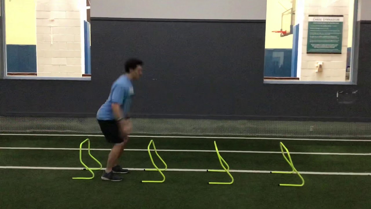 Forward Hurdle Jumps (Stick) - YouTube