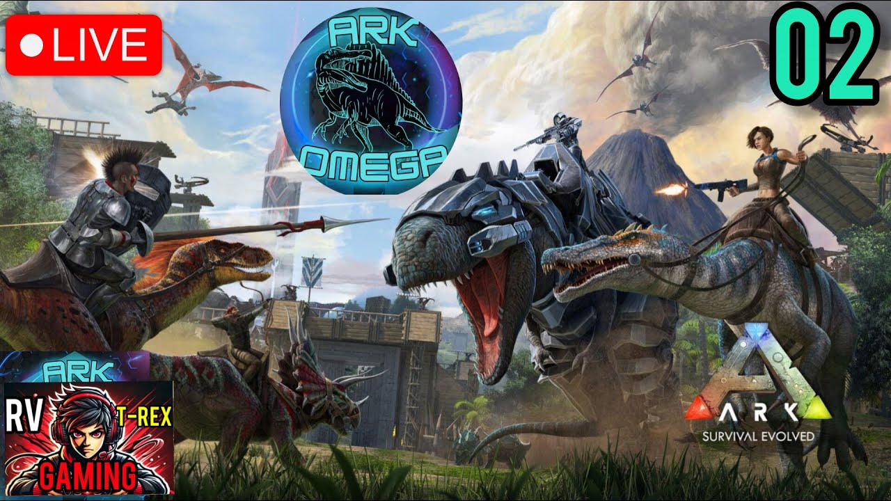 🔴 Live 🧬 Omega Mod ARK Survival Hindi EP 2 | Unlocking Evolution ...