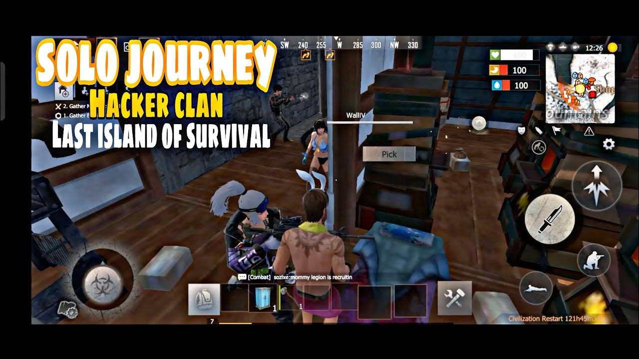 Solo journey/the hacker clan/Last island of survival - YouTube