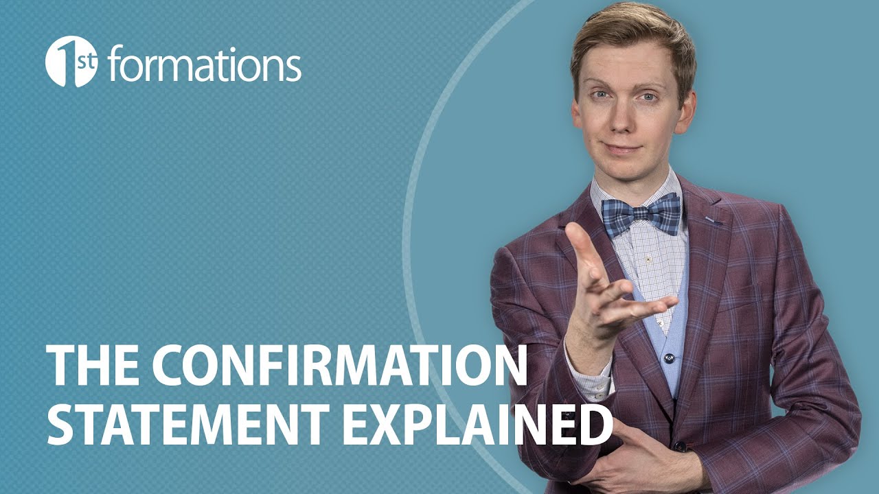 The confirmation statement explained - YouTube