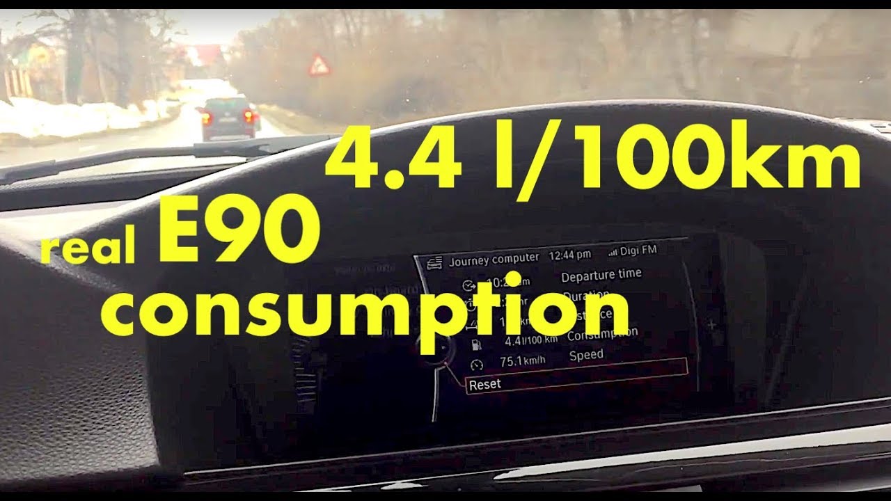 How much fuel does an e90 lci need ?! Bmw e90 lci - YouTube
