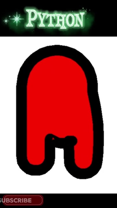 Рисунок AmongUs Python 🐉🤓👨🏻‍💻🐶 #coding #programming #python #amongus - YouTube