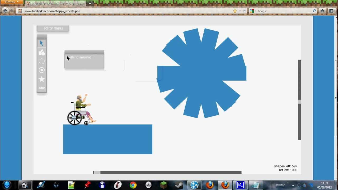 Happy Wheels- How to make Cogs - YouTube