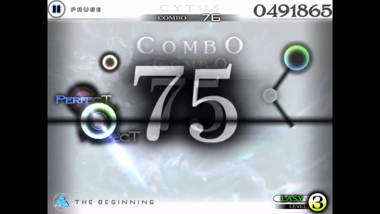 Cytus Gameplay - The Beginning(Easy) - 1000000 - YouTube