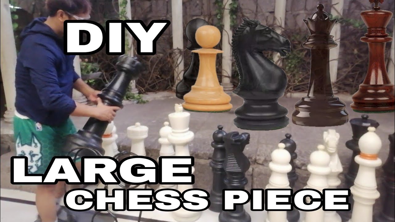 Large Chess Piece Ideas DIY Chess Piece - YouTube