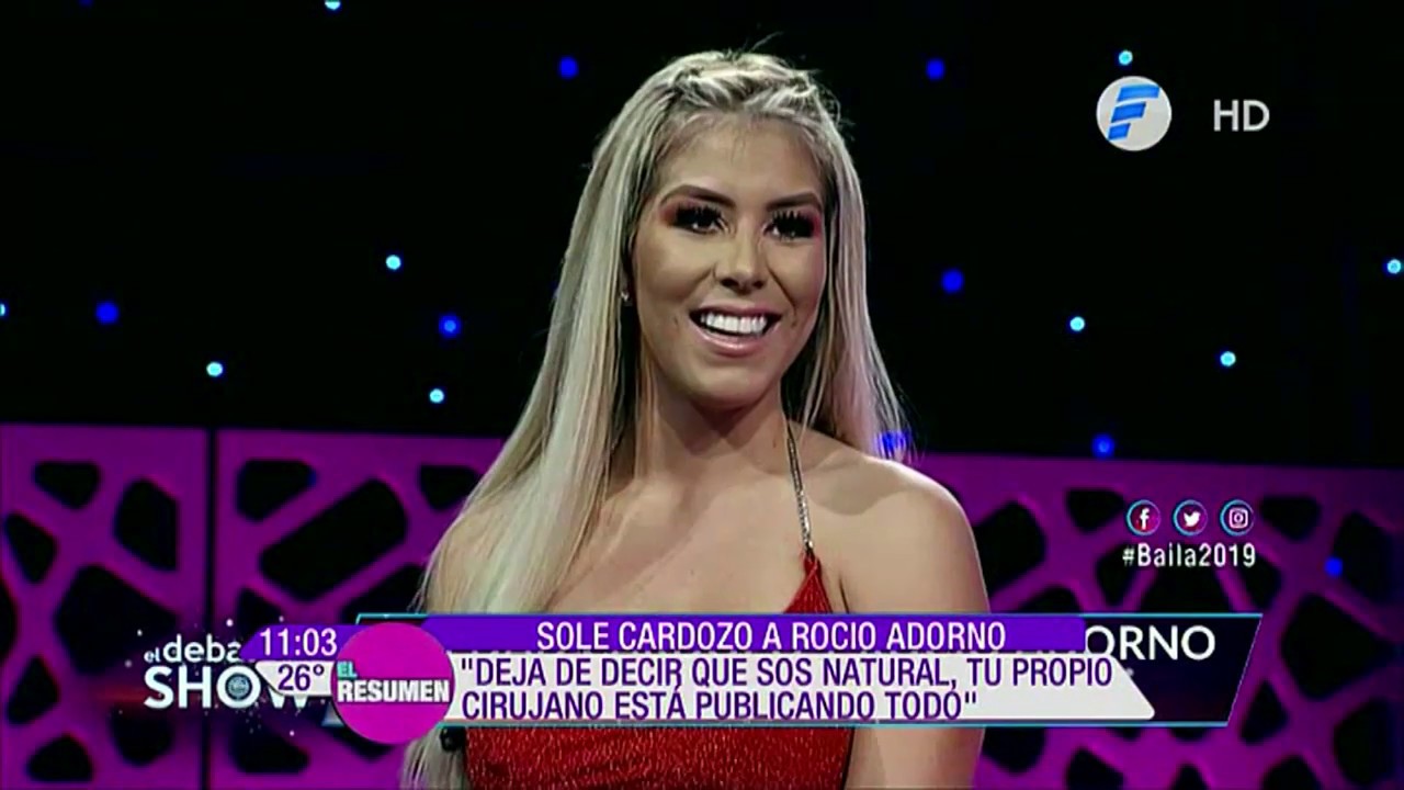 Sole Cardozo y Rocío Adorno se enfrentaron en El Debate del Show | El ...