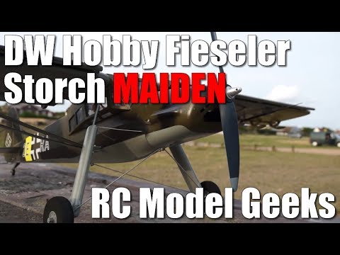 DW Hobby Fieseler Fi 156 Storch Maiden RC Model Geeks - YouTube