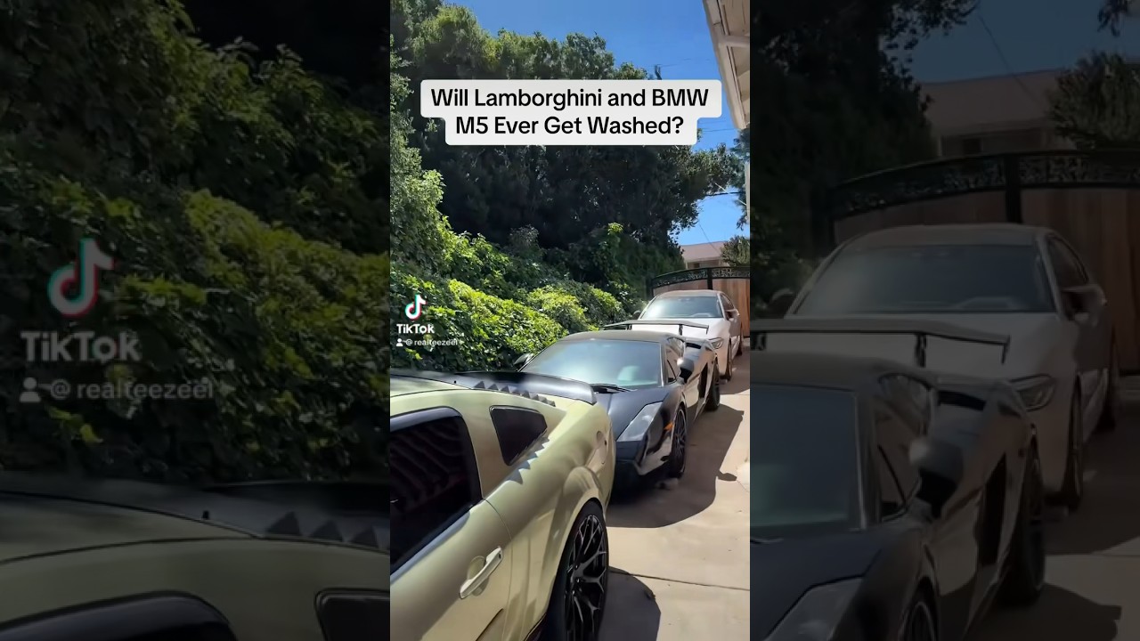 Will BMW M5 and Lamborghini Ever Get Washed - YouTube