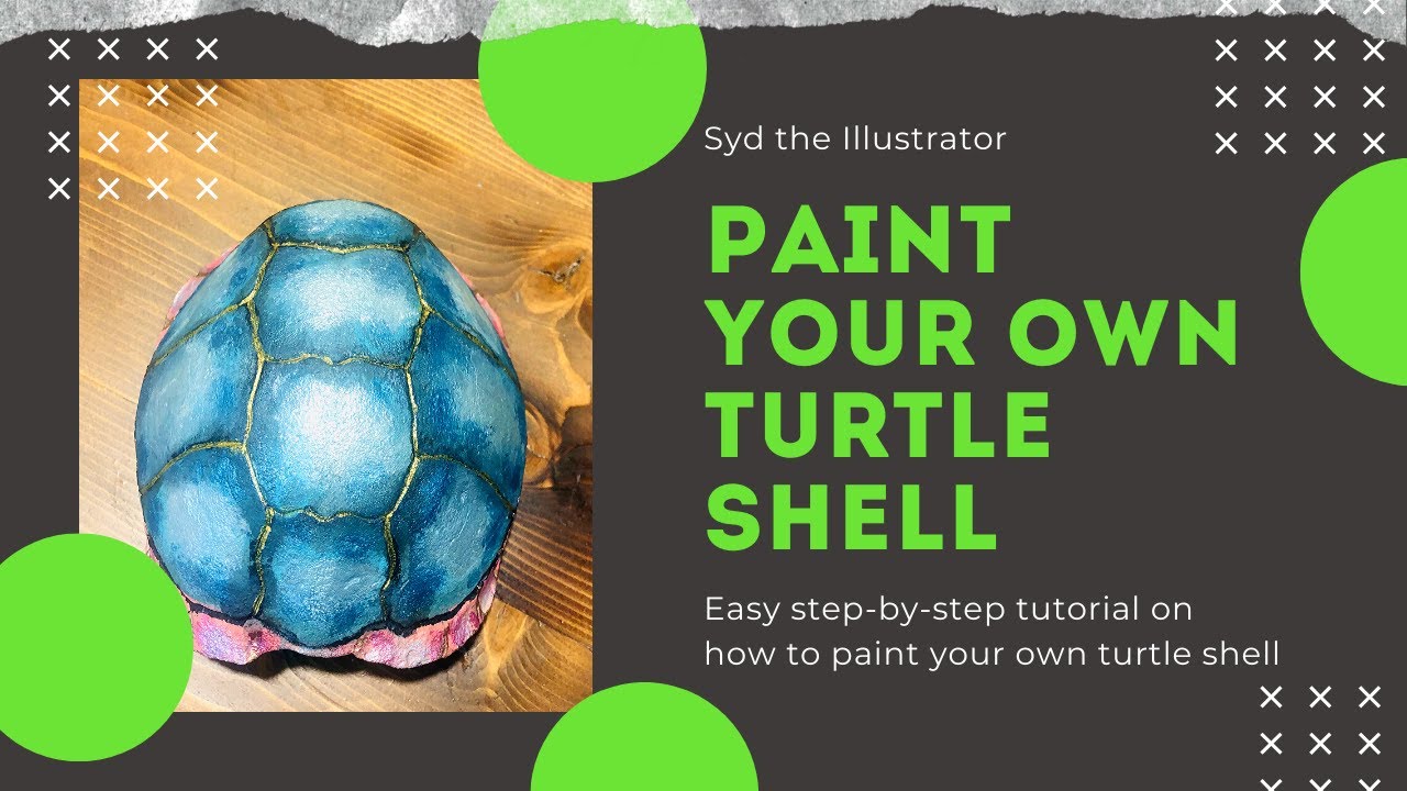 How To Paint A Turtle Shell Turtle Shell Painting Tutorial how-to-paint-a-turtle-shell-turtle-shell-painting-tutorial