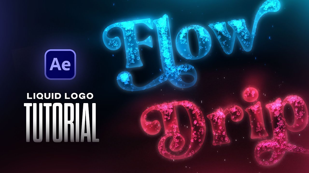 How To Make Liquid Logo Animations (After Effects Tutorial) - YouTube
