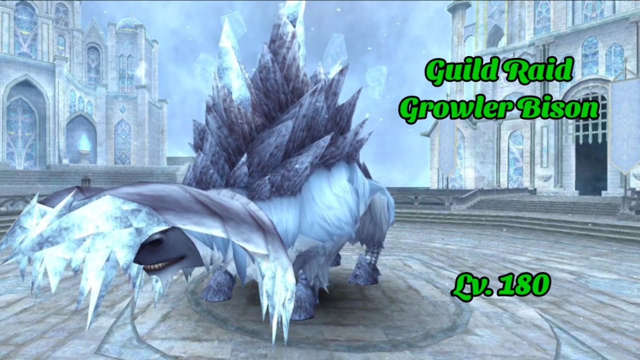 Toram Online - Guild Raid Growler Bison Lv. 180 - YouTube