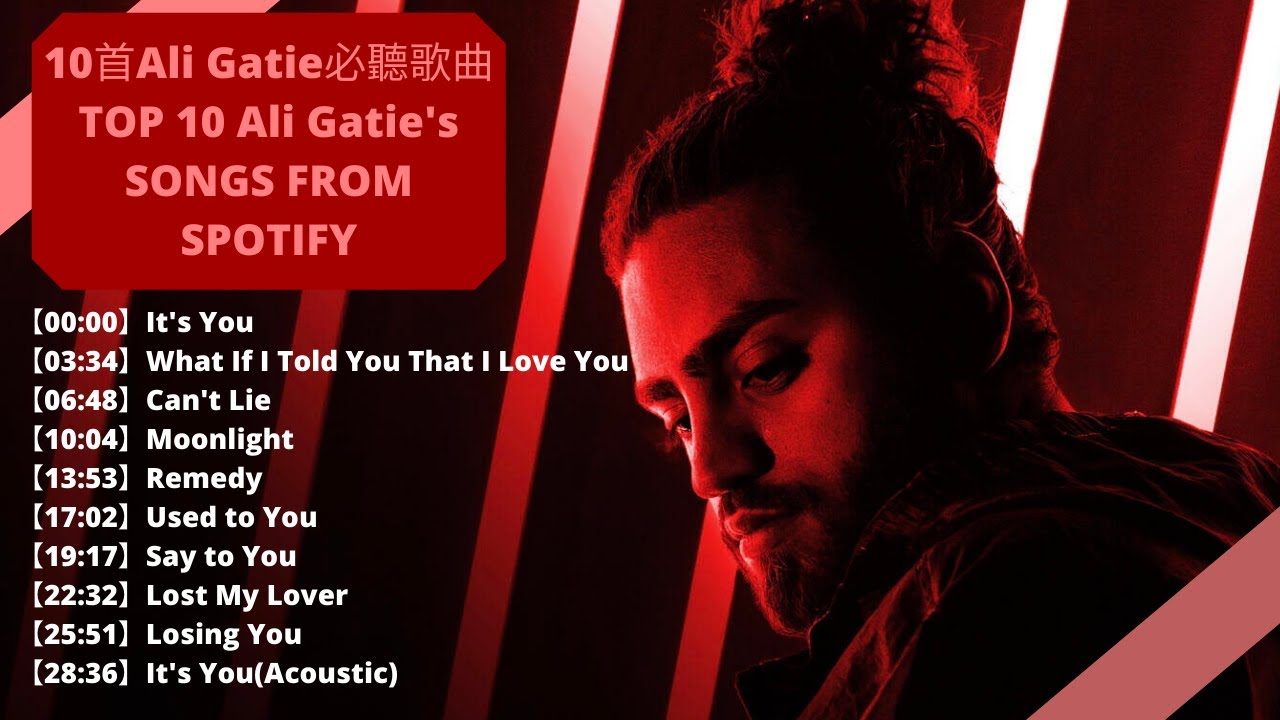 10首Ali Gatie必聽歌曲lTOP 10 Ali Gatie's SONGS FROM SPOTIFYl2020 - YouTube