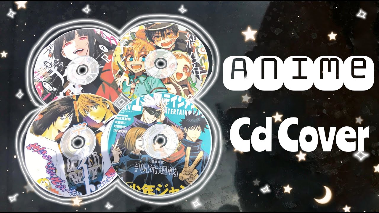 🍩 DIY anime cd cover - YouTube