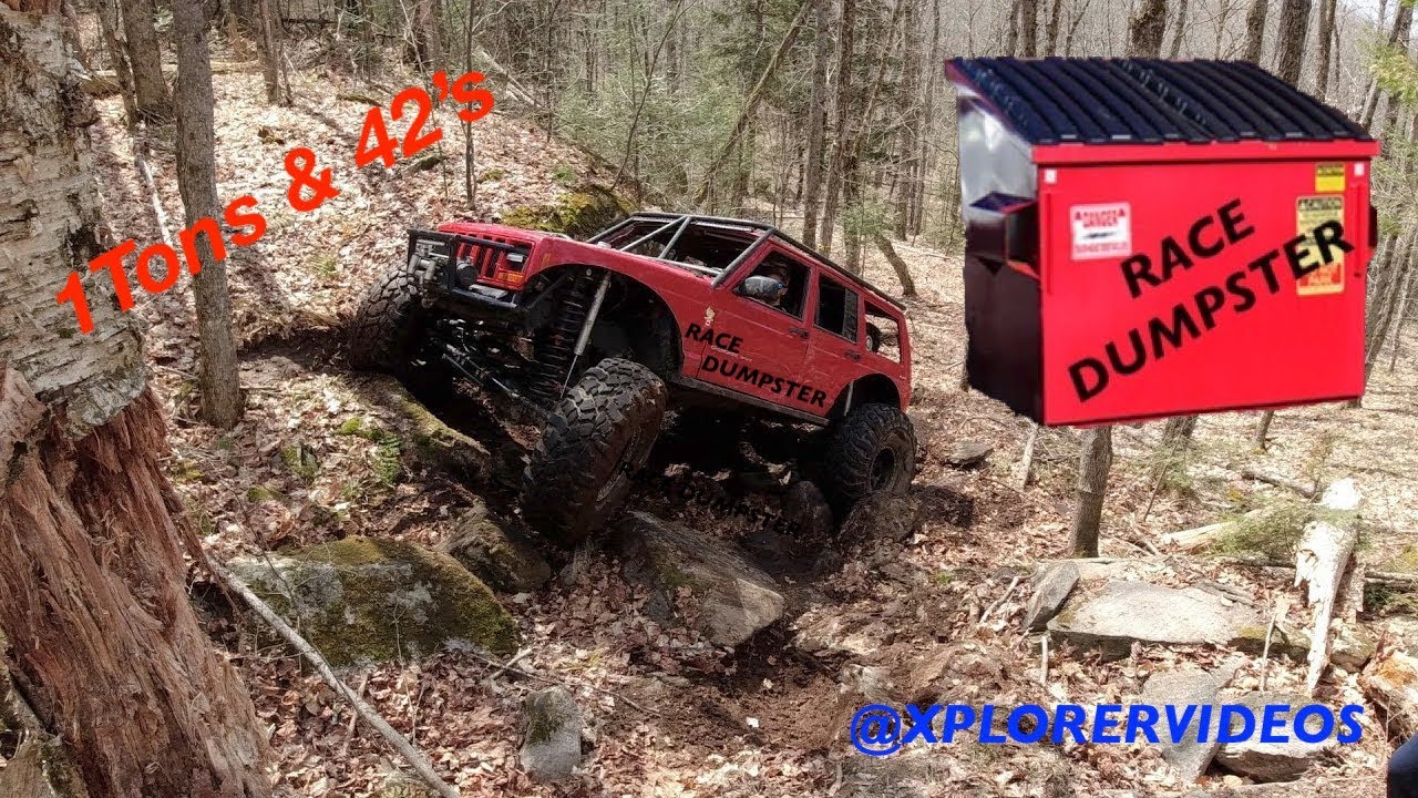 Jeep XJ Off road Camp Carson spring 2021 “race dumpster” - YouTube