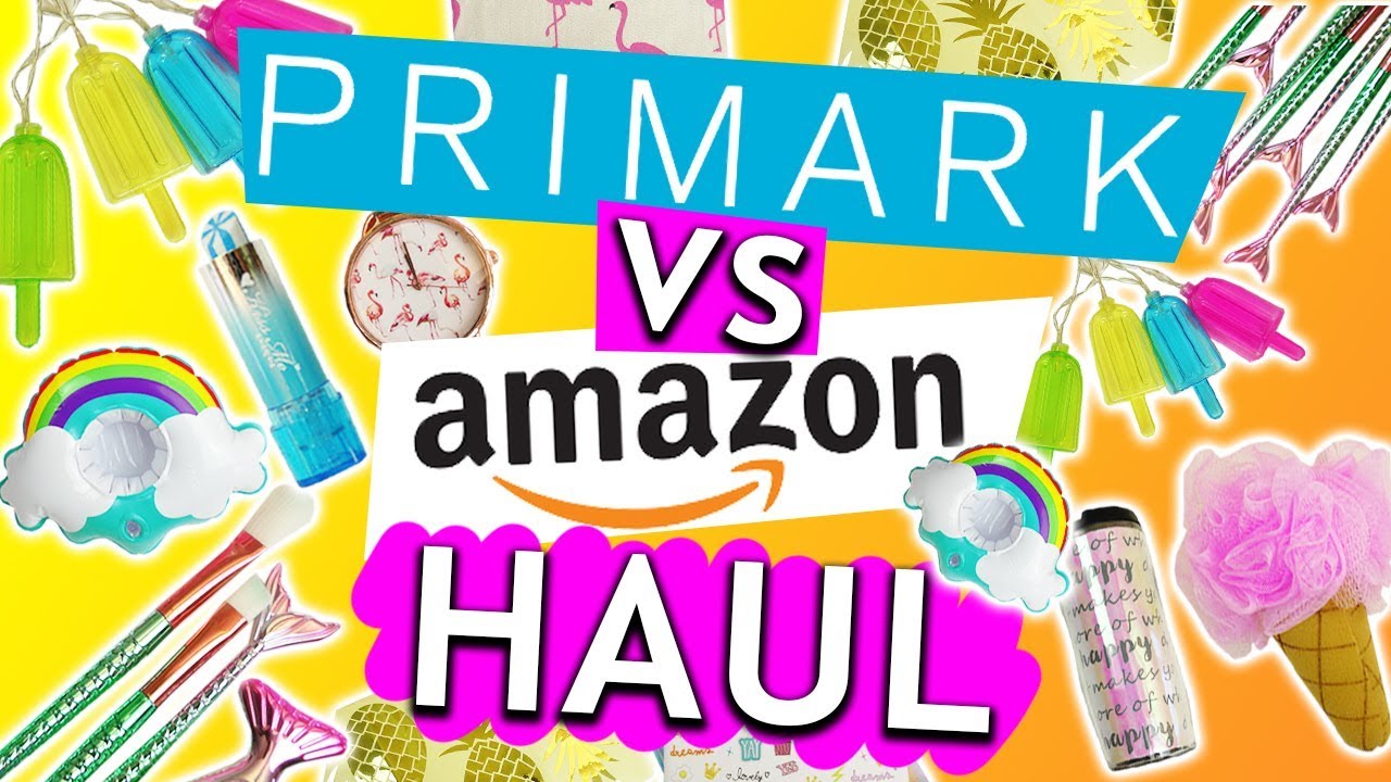 Primark Haul vs. Amazon Haul | Sommer 2018 CHALLENGE mit Eva & Kathi ...