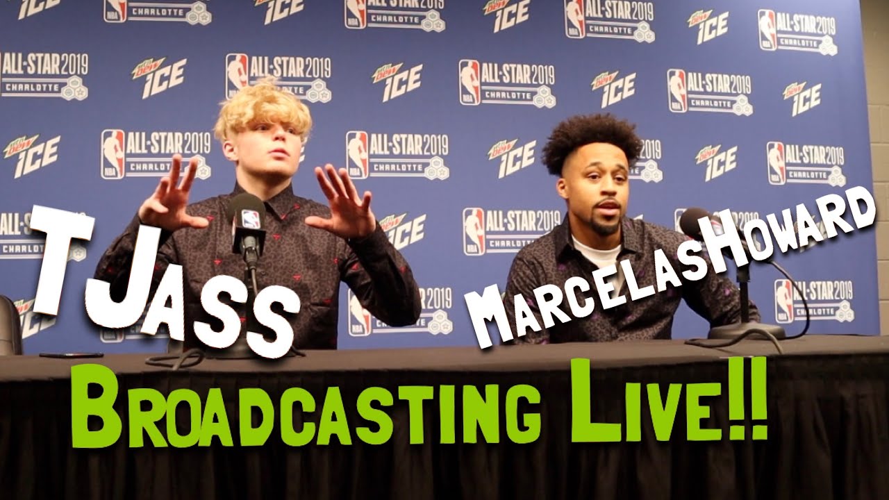 MarcelasHoward & T Jass Broadcast The NBA RISING STARS CHALLENGE ...