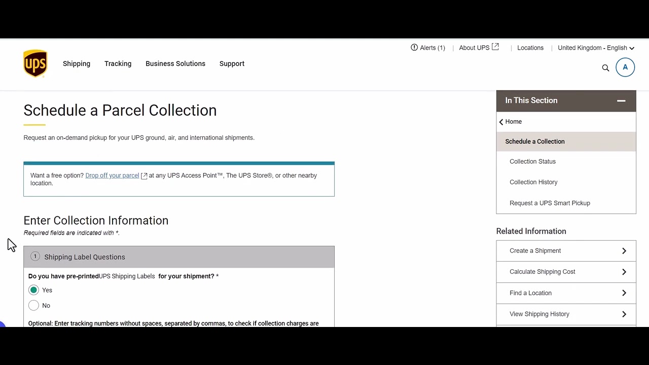 Create a FREE UPS Account & Book FREE Collections for Amazon FBA - YouTube