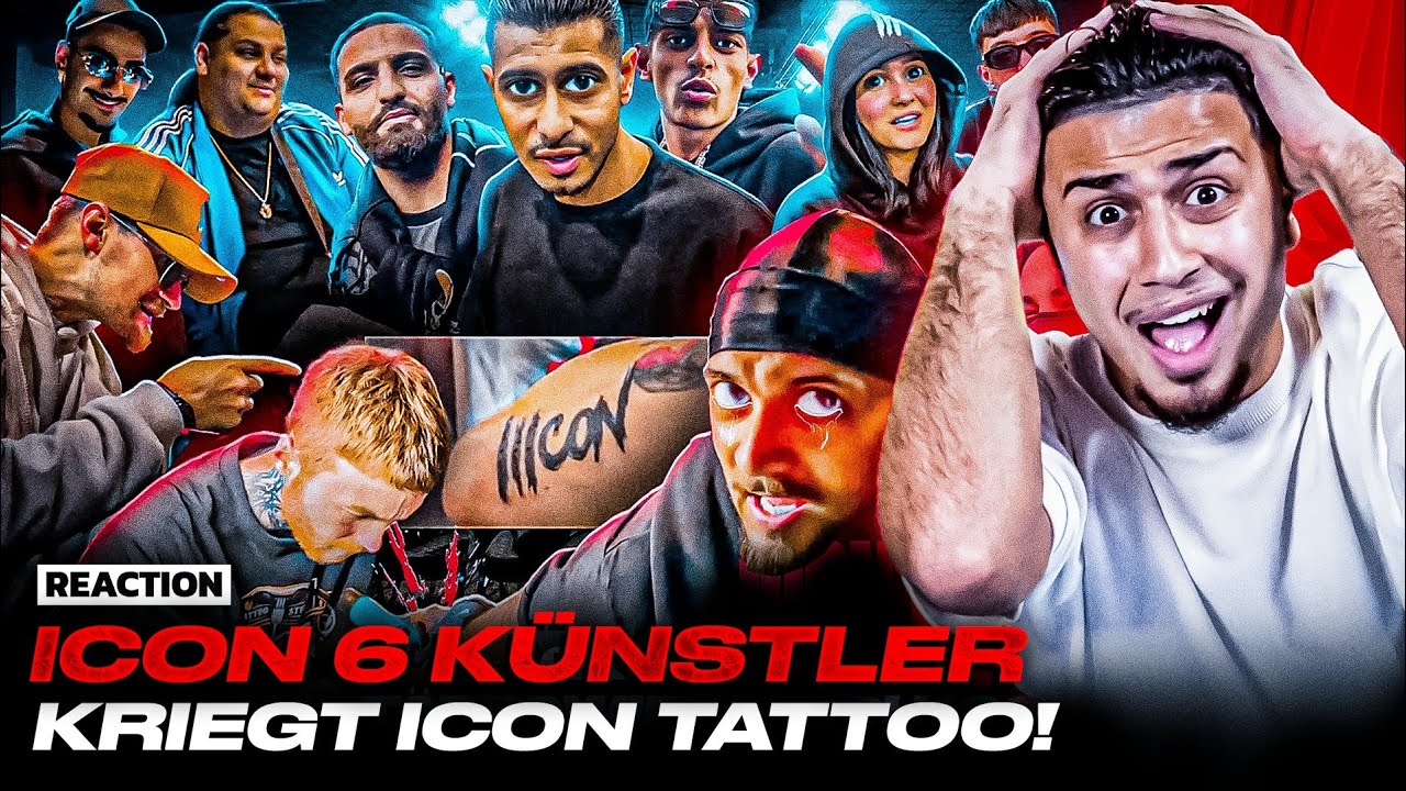 EMRE SPRACHLOS WEGEN ICON 6 TATTOO 😳 ICON 6 VLOG 9 Reaction - YouTube