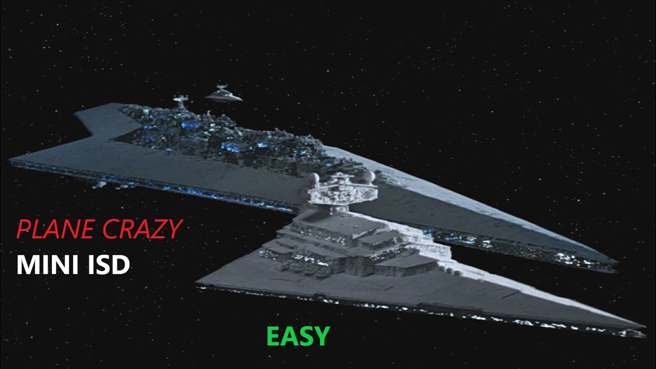 Plane Crazy - MINI IMPERIAL 2 STAR DESTROYER ( MODEL TUTORIAL ) - YouTube