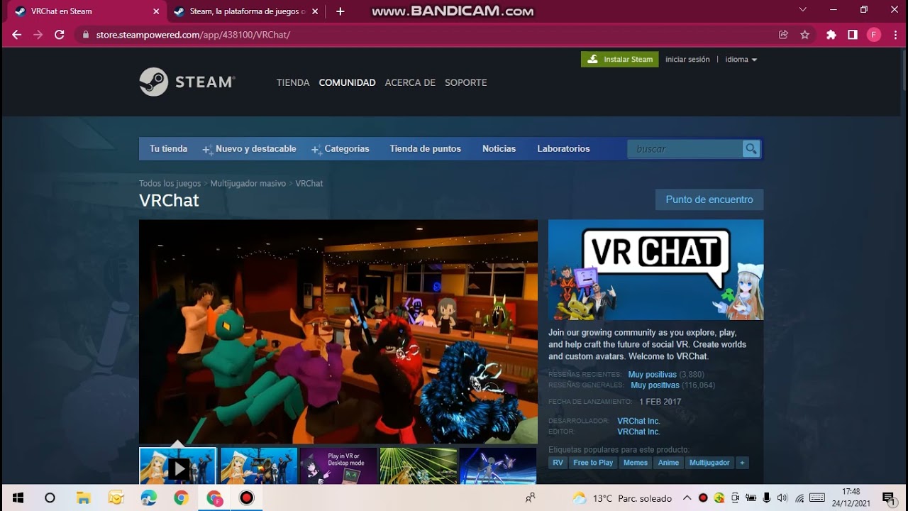 Como tener VRChat en pc sin vr 2021 - YouTube