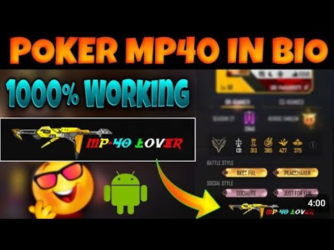 How To Add Mp40 Symbol In Free Fire Bio 😍 | How To Add Gun Signature In ...