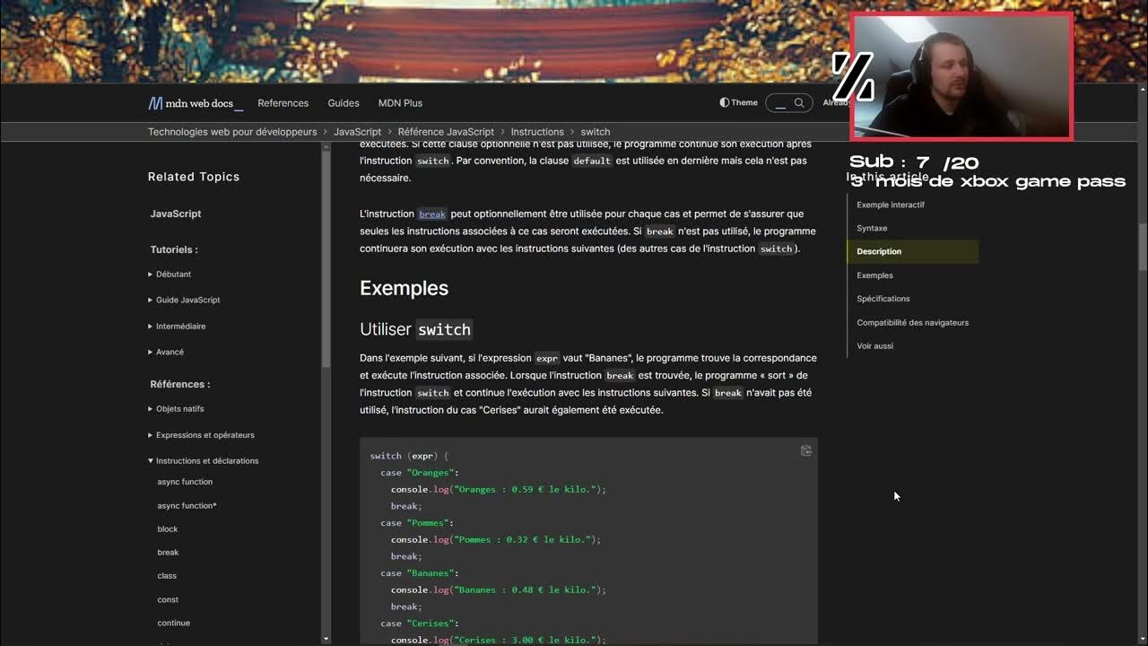 Rise and Grind 1 - l'apprentissage du javascript - YouTube