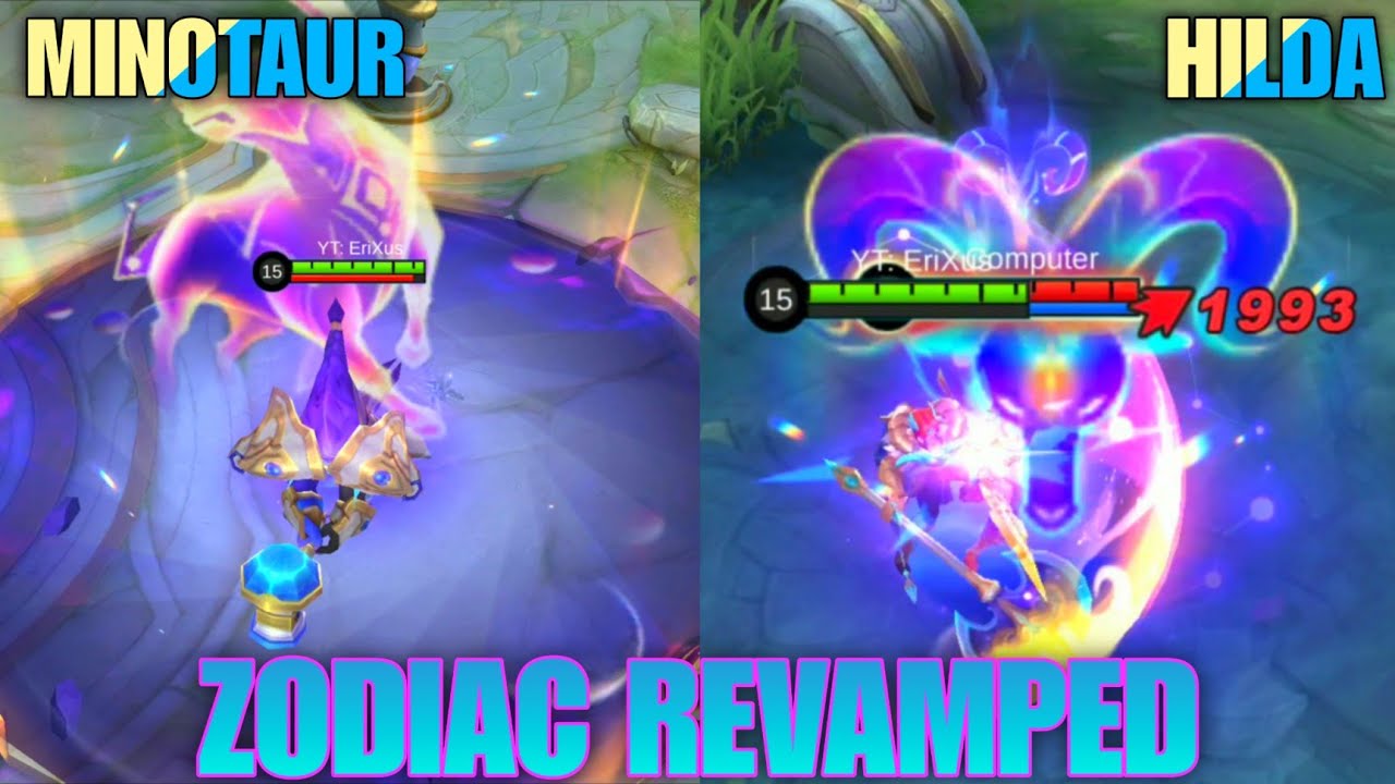 Revamped Zodiac Skin - Minotaur & Hilda _ Mobile Legends Revamped ...