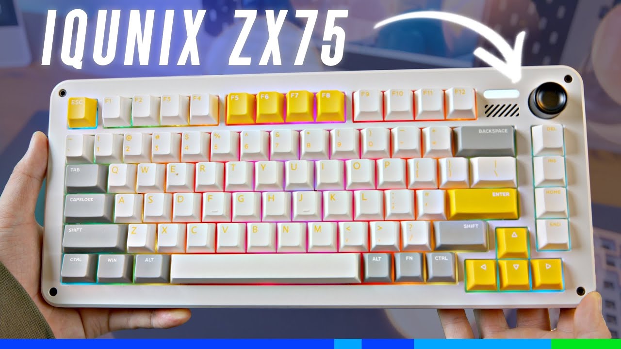 Bàn Phím Iqunix zx75: Gần 5 triệu, gõ phê, toàn nhựa! - YouTube