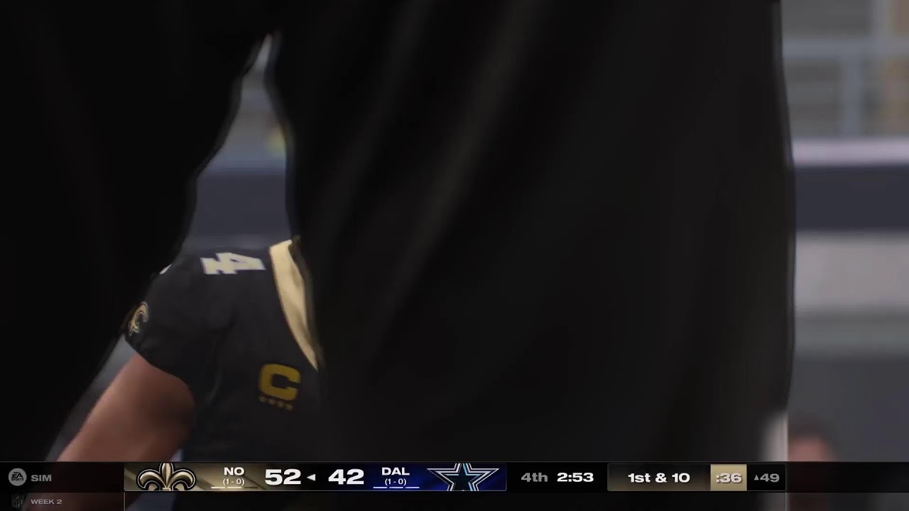 Wk2 Sun 1:00 Game New orlean saints 1-0 🆚 Dallas Cowboys 1-0 - YouTube