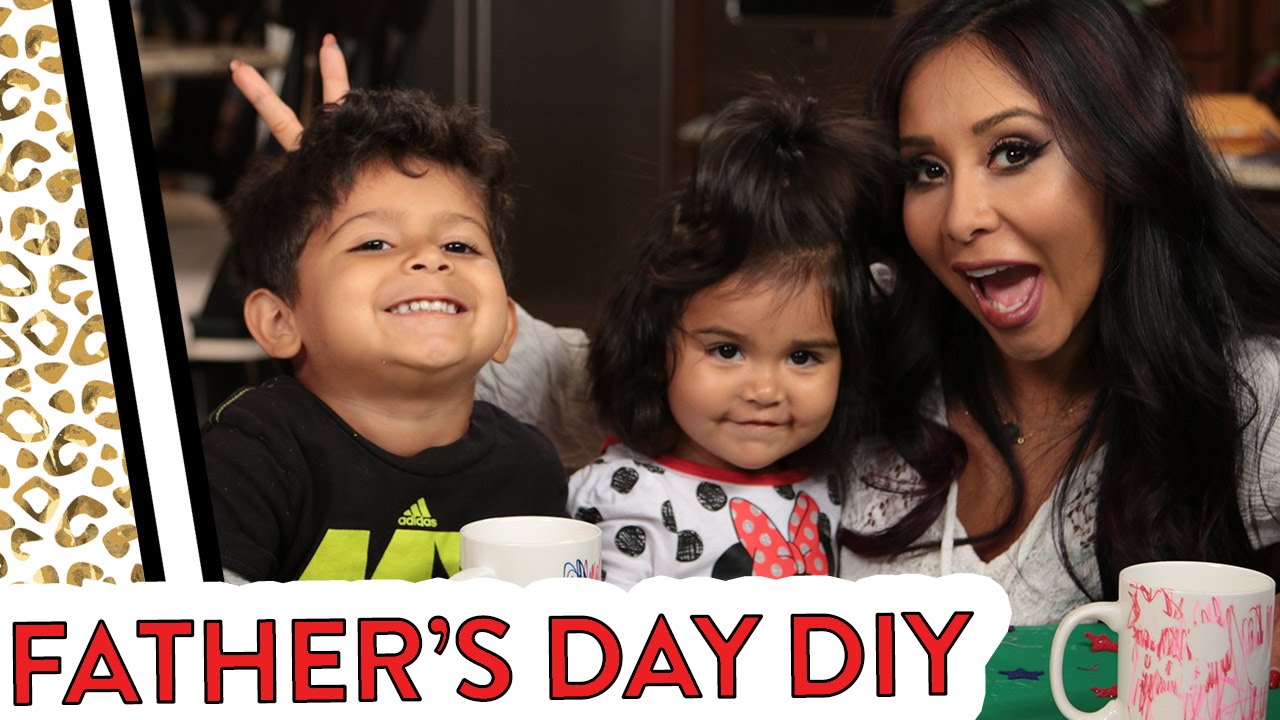 Snooki's DIY Father's Day gifts! - YouTube