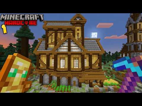 Minecraft'ın EN İYİ Hardcore Başlangıcını Yaptım !!