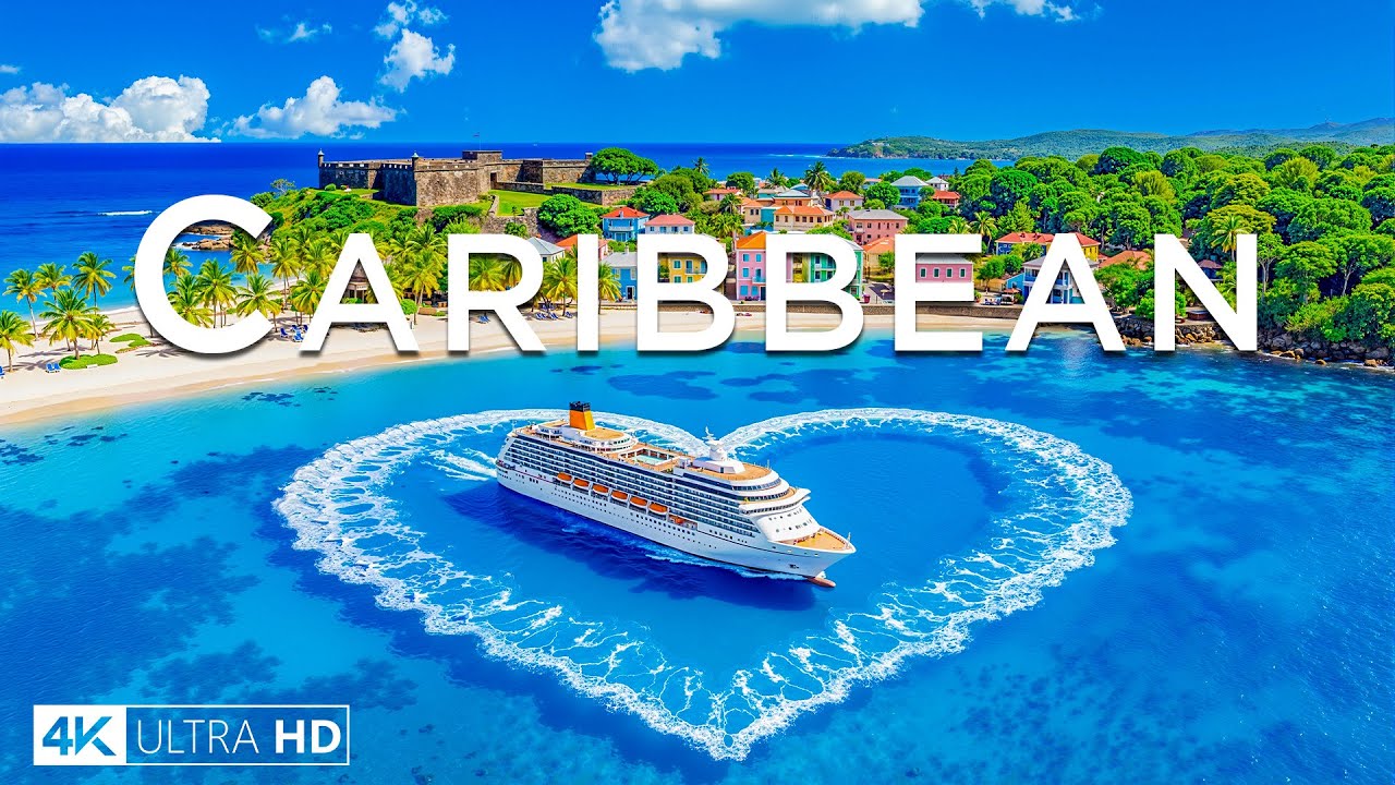 4K Caribbean 🇰🇾 | Explore Turquoise Waters & Sandy Beaches – Deep House ...