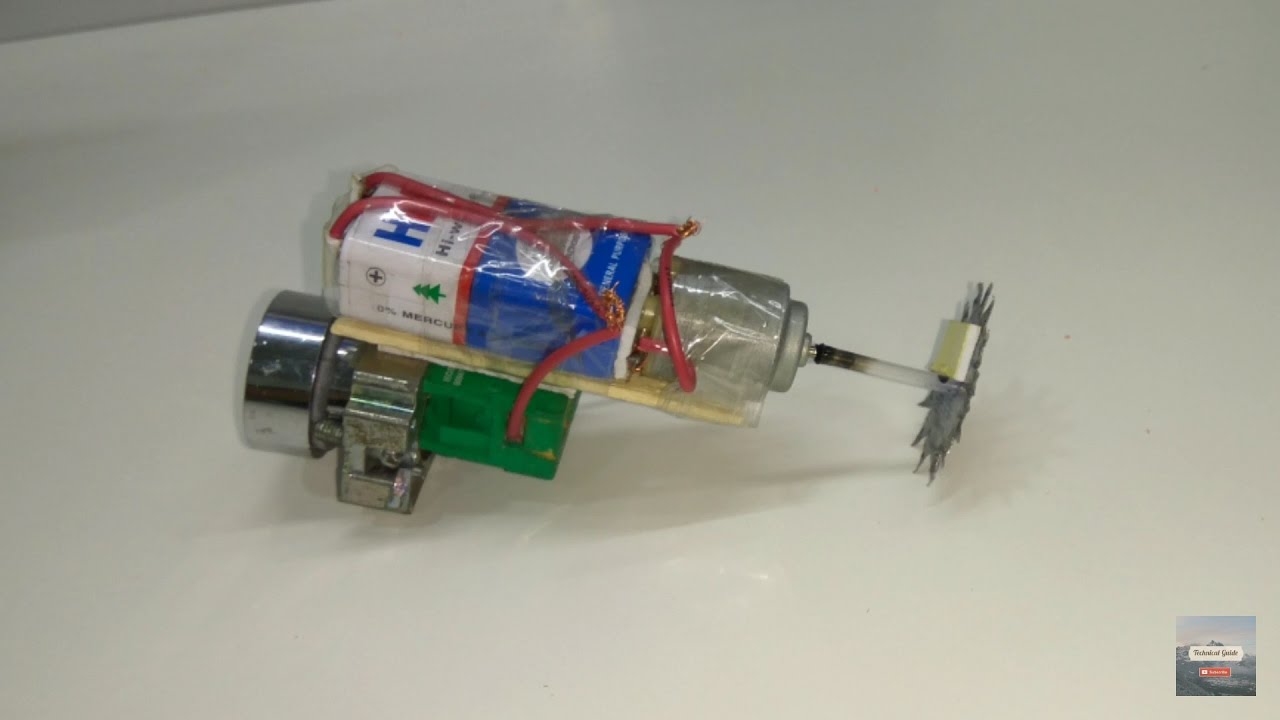 How to make an electronic drilling machine (DIY) - YouTube