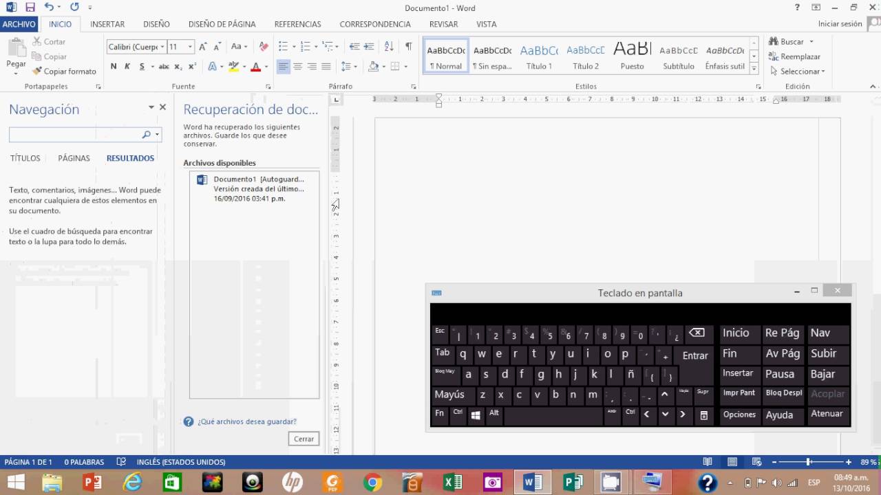 ATAJOS DE TECLADO EN LA VENTANA DE WORD - YouTube
