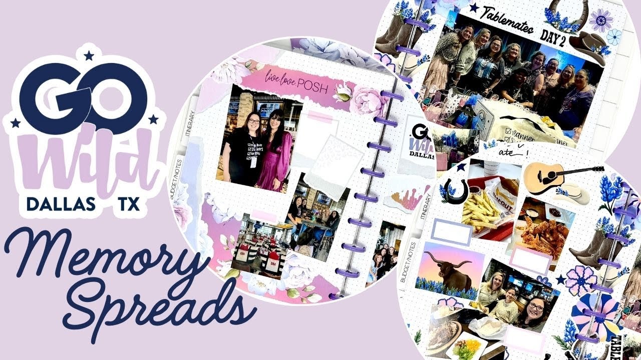 GO WILD PLAN WITH ME PART 6 - GO WILD 2024 - MEMORY SPREADS LIVE LOVE ...