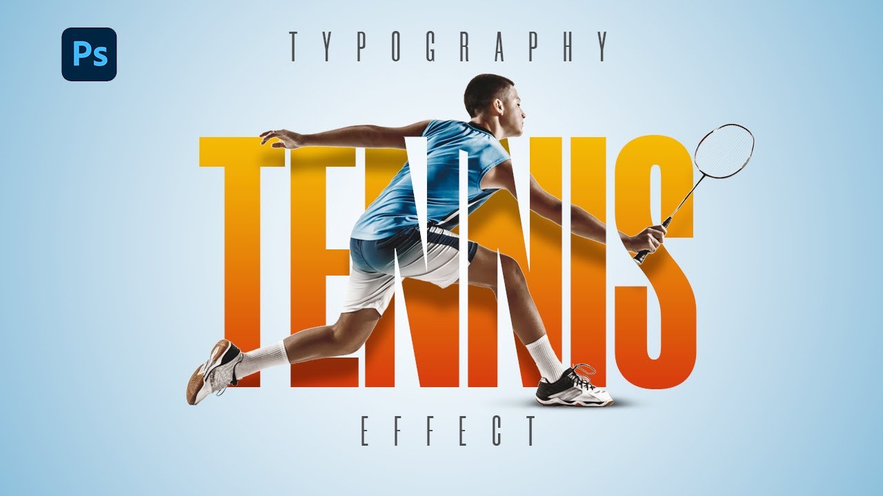Typography Effect in Photoshop | Photoshop Text Effect - v1 - YouTube