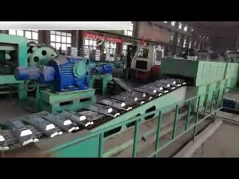 25kg Aluminium ingot stacker with robot - YouTube